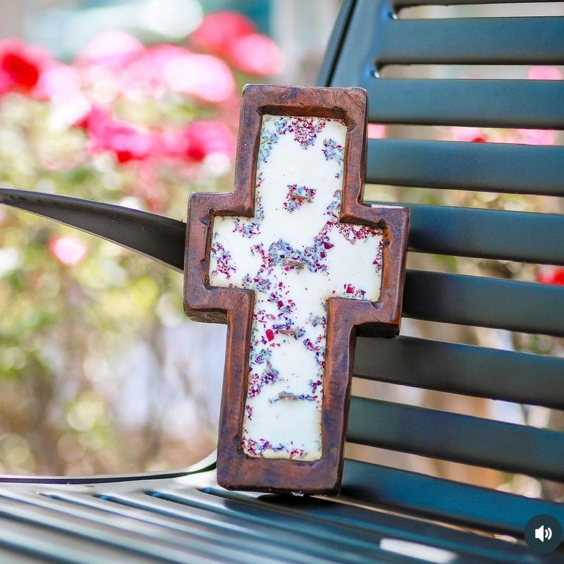 Small Cross Candles - Etsy