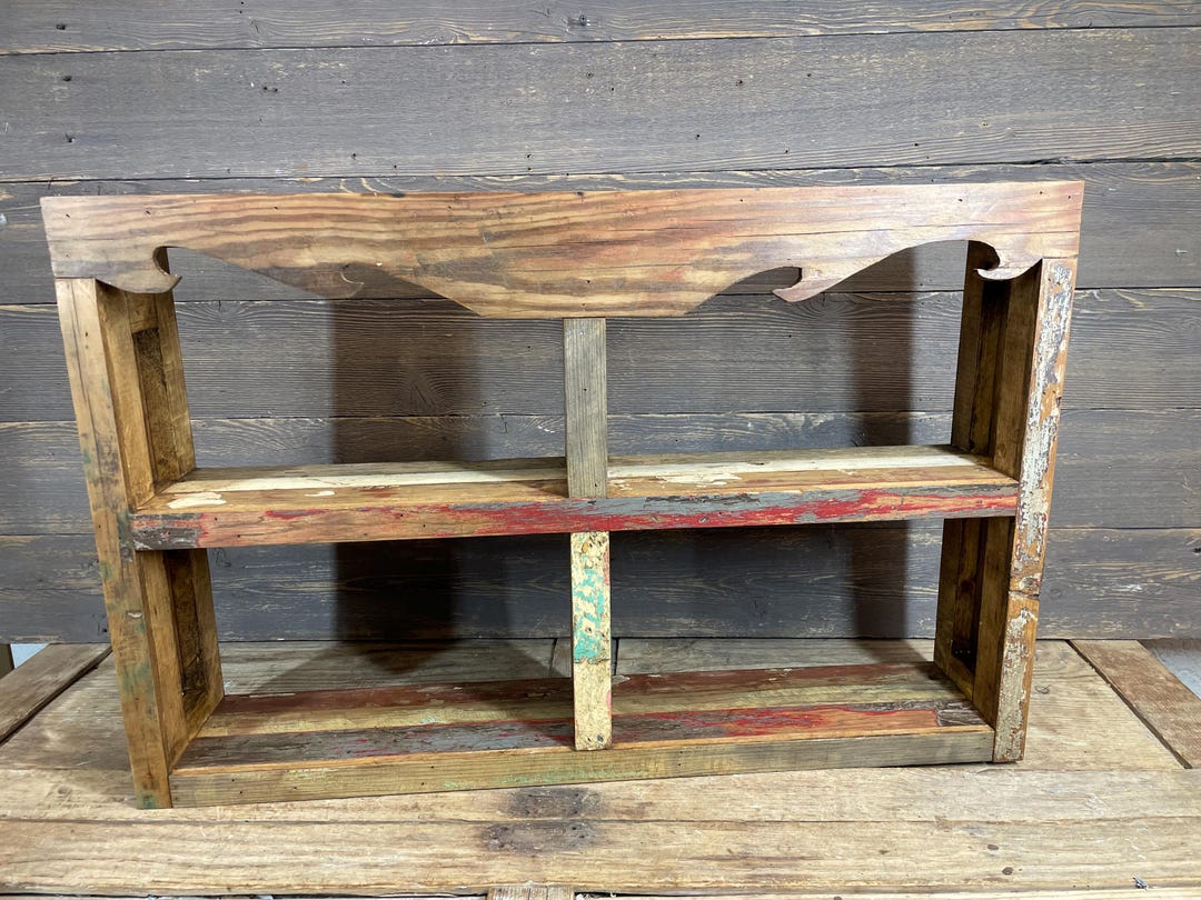 Arvada Reclaimed Wood Wall-shelf-30wx6dx20h Inches-rustic-wood-western ...