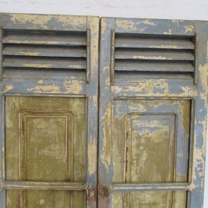 Antique Pair Mexican Old Doors-#142-primitive-rustic-39x98.5x2 ...