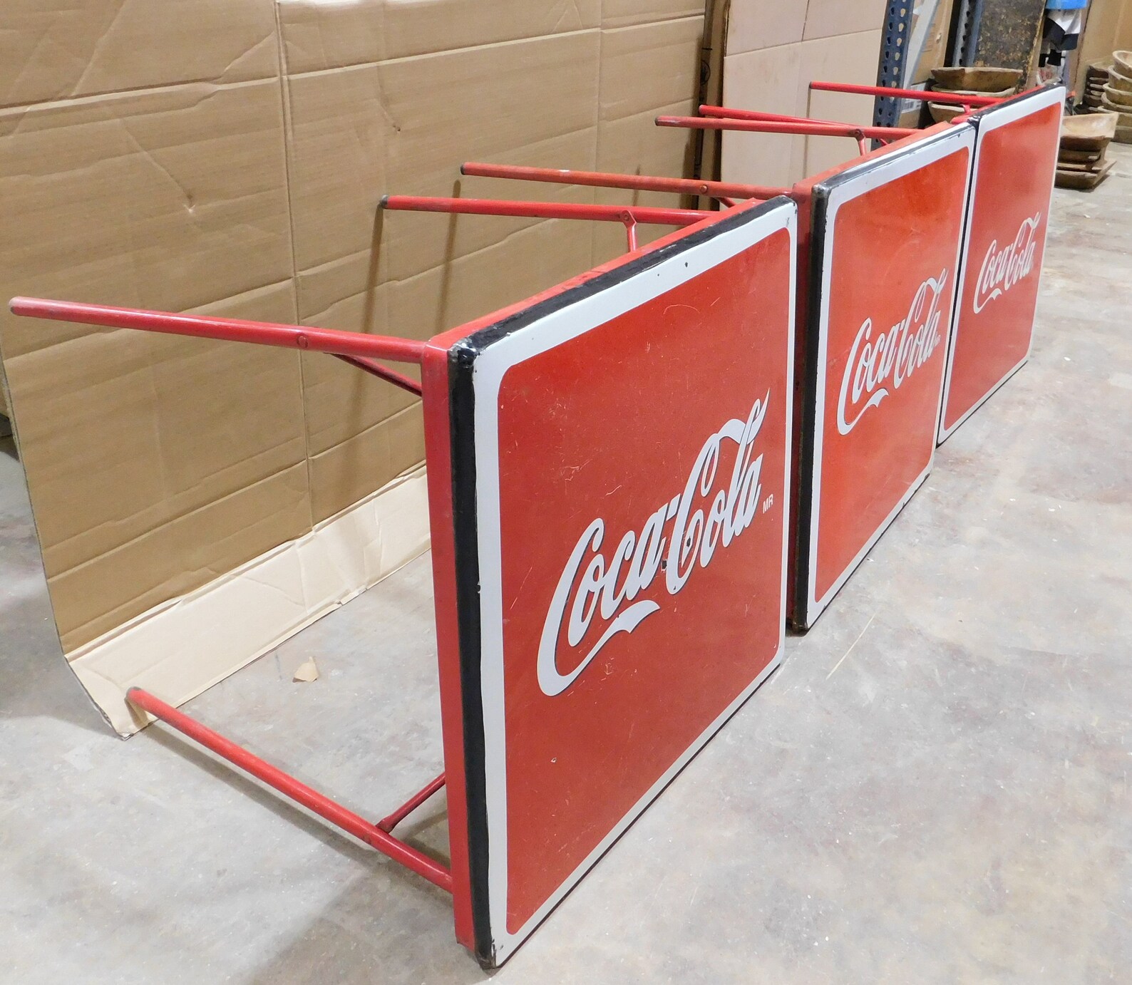 Coca Cola Metal Table With Legs-porcelain-mexican-restaurant-bar-30x30 ...
