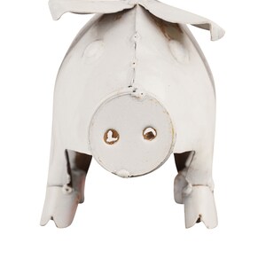 Clearance-farmhouse Metal Pig-farm Garden-decor-patio-super Cute-black ...