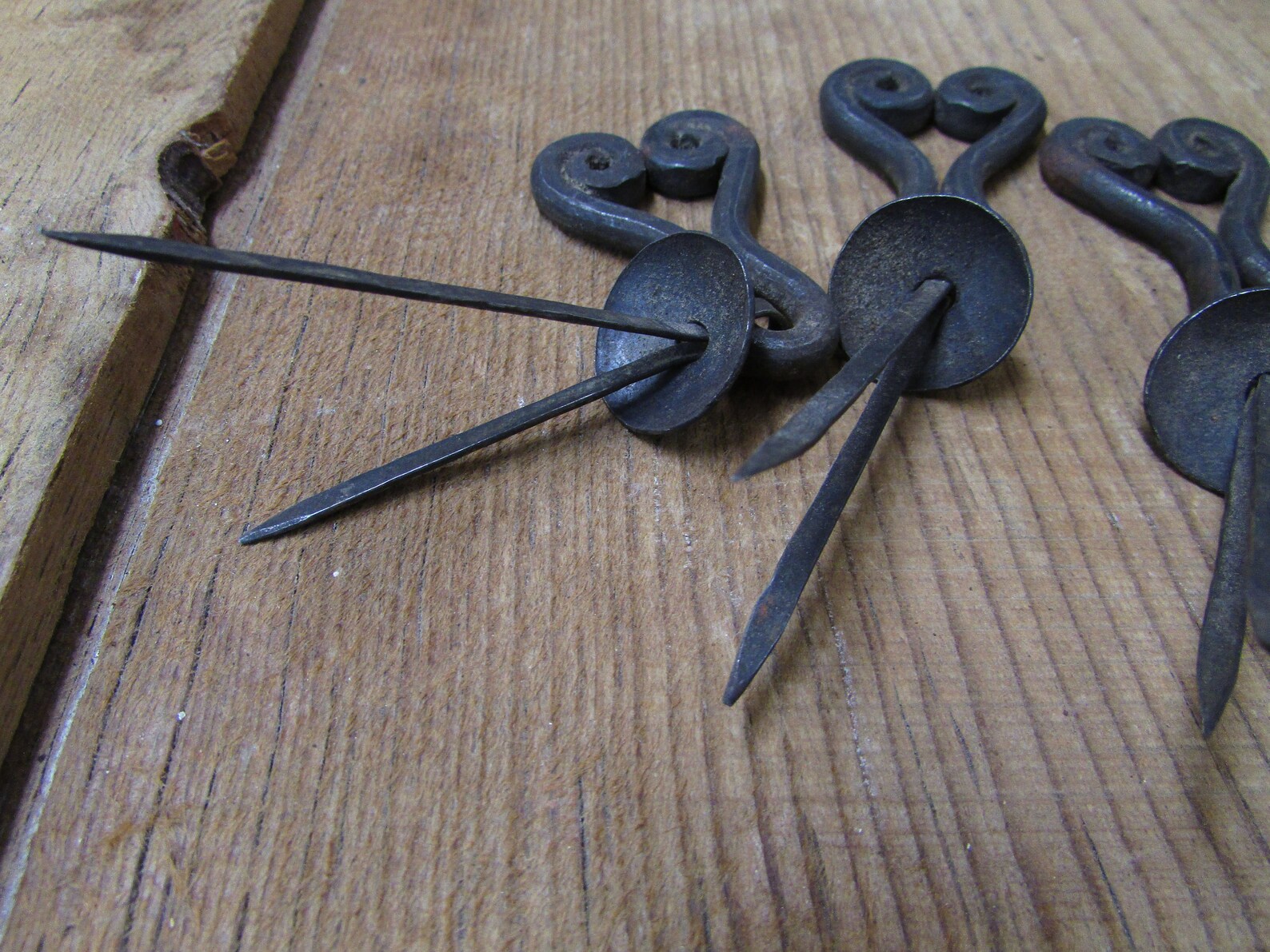 Rustic Drawer Pull-door Hardware-set of 4 Mexican-iron-hand - Etsy