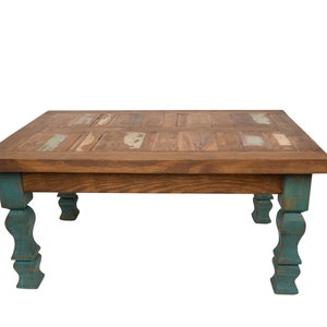 Reclaimed Wood Coffee Table-western-vintage Look-rustic-handcrafted ...