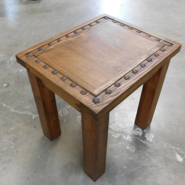 Rustic Side Table - Etsy