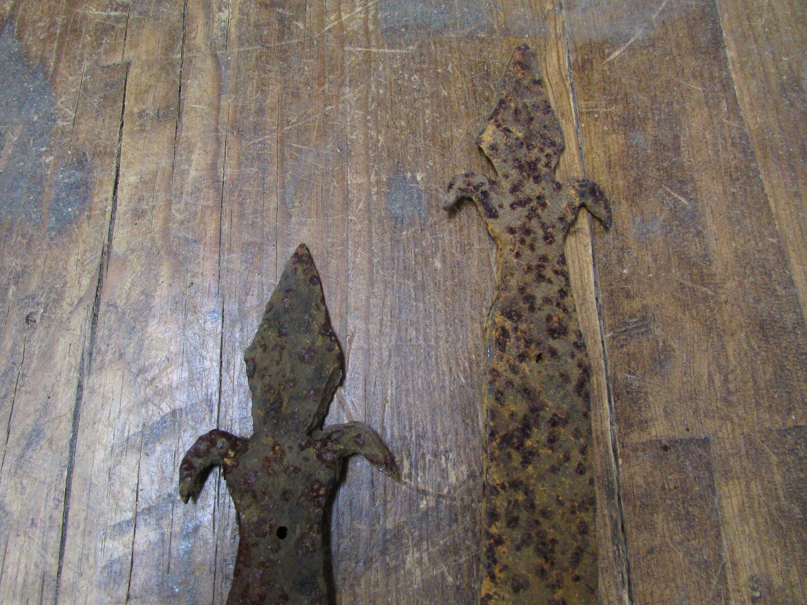 Rustic Door Hardware Set of 2square - Etsy