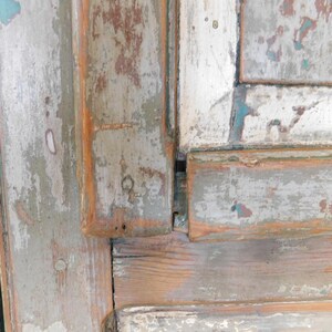 Antique Pair Mexican Old Doors-#59-primitive-rustic-44x91x2-headboard ...