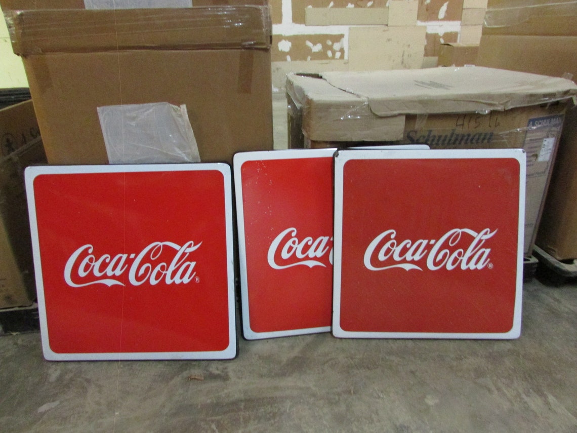 Old Coca Cola Table Top-metal Porcelain-30x30 Inches-mexican-like New ...