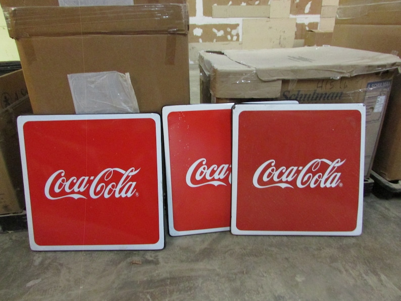 Old Coca Cola Table Top-metal Porcelain-30x30 Inches-mexican-like New ...