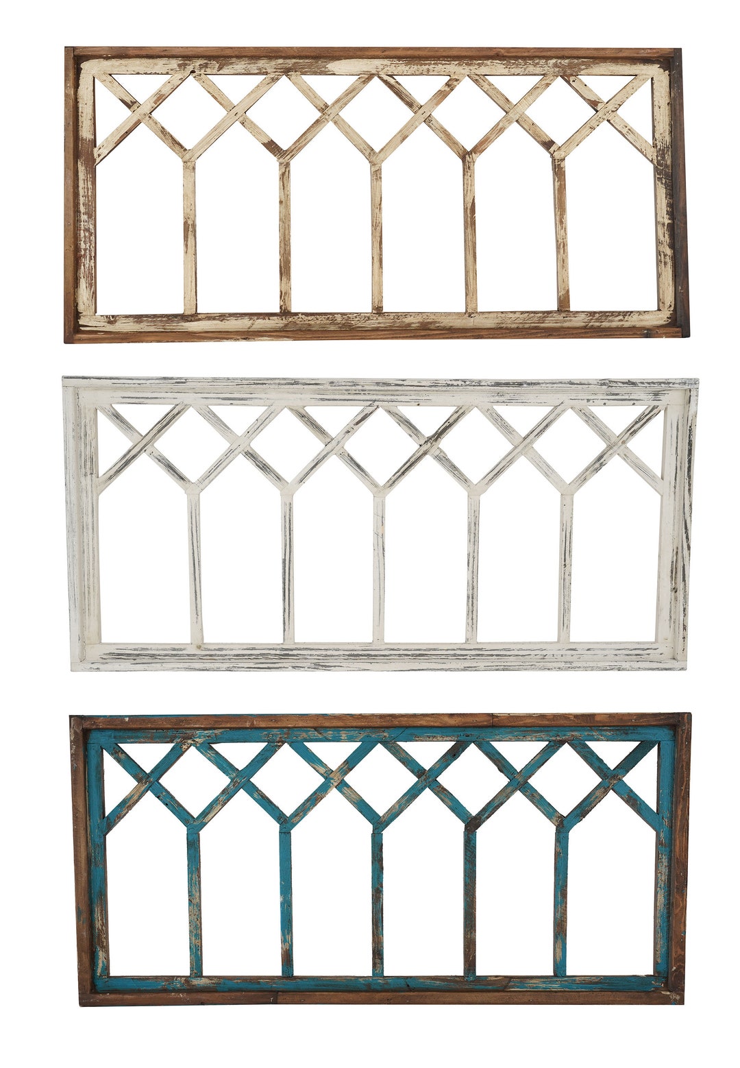 Diamond Simple Window-large-wall-primitive-rustic-garden-patio-44x23 ...