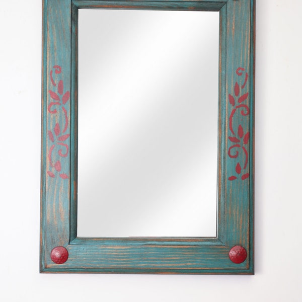 Hand Painted Mirror - Etsy
