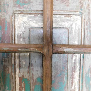 Antique Pair Mexican Old Doors-#59-primitive-rustic-44x91x2-headboard ...