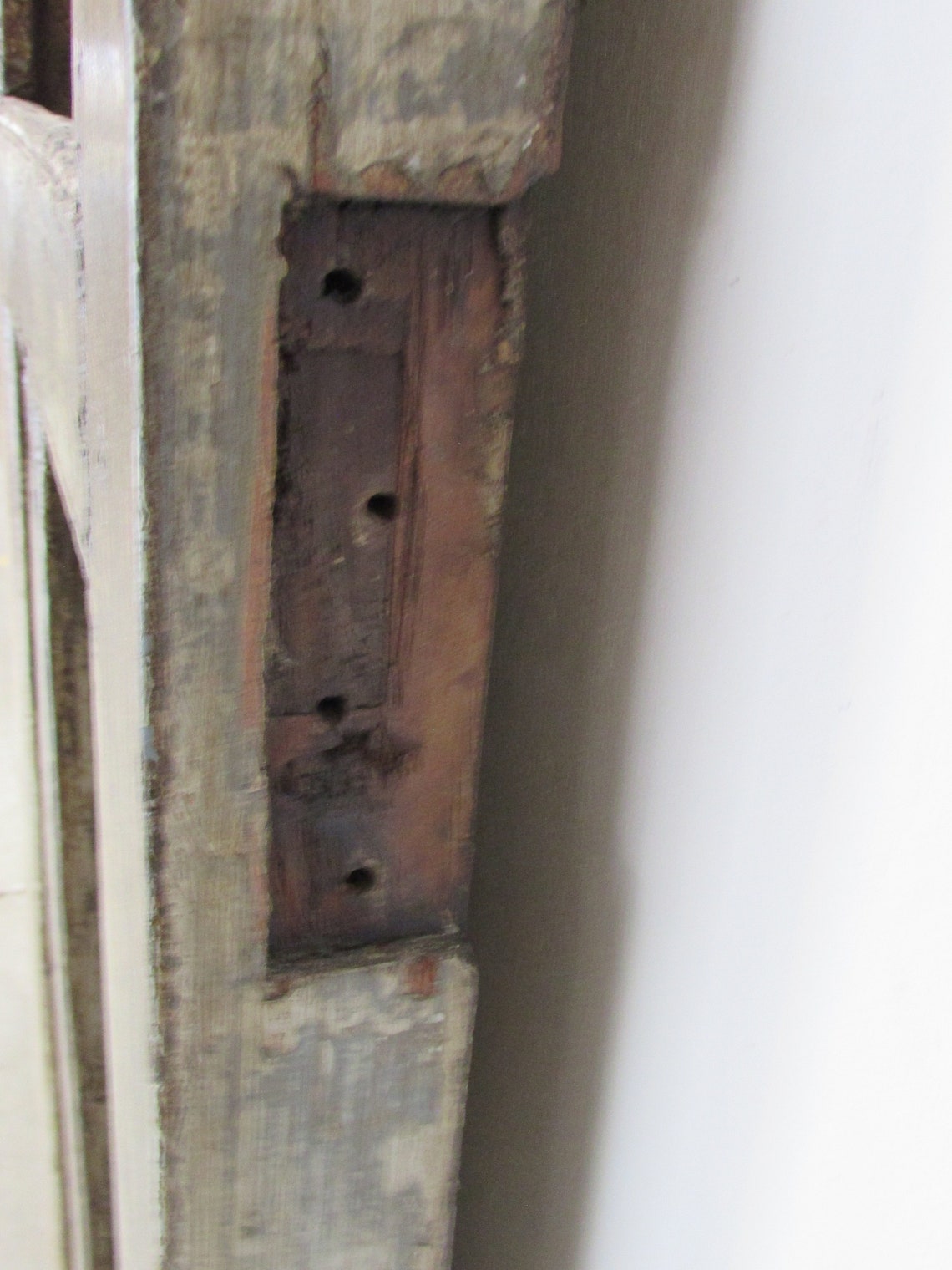 Antique Pair Carved Mexican Old Doors-#65-primitive-rustic-44.5x99 ...