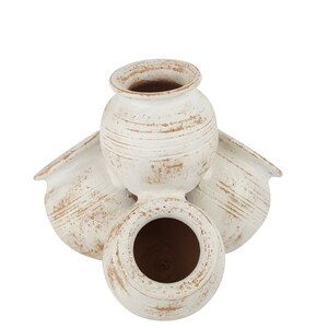 Sticky Pots™-hand Painted-garden-clay-handmade-9w X 9D X8h-new-four ...