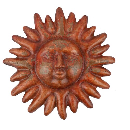 Cheeky™ Clay Sun-13 Inches-hand Painted-garden-handmade-garden - Etsy