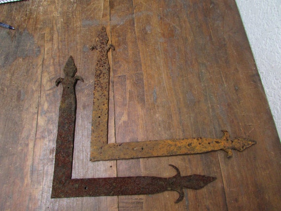 Rustic Door Hardware Set of 2square - Etsy