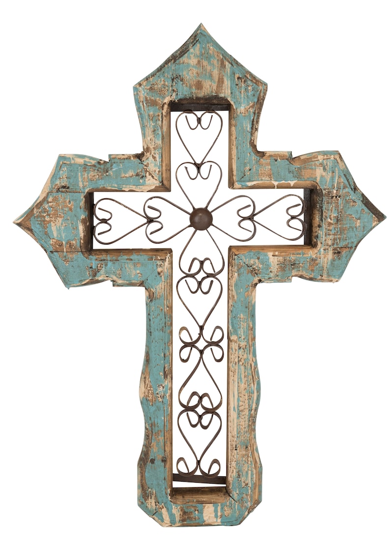 San Antonio Wall Cross-wall Decor Art-wood-handmade-18x26-wall-wood ...