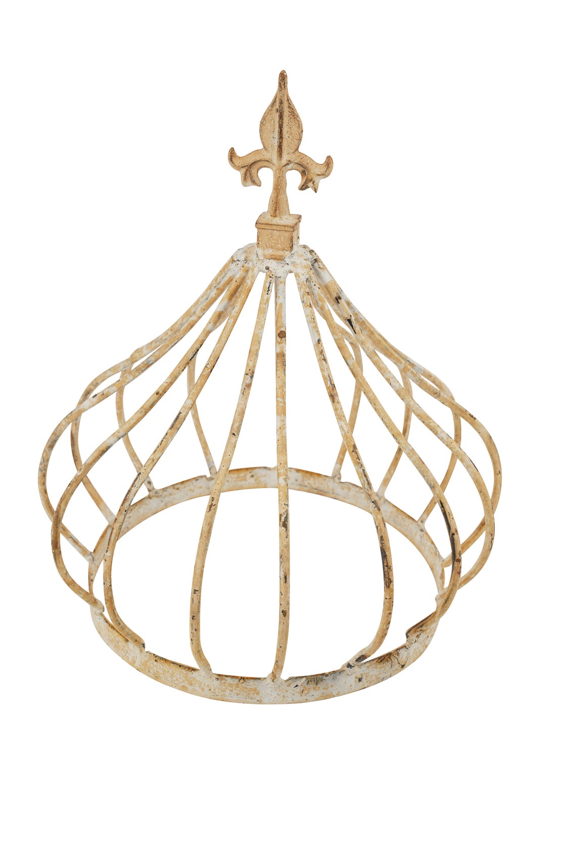 Farmhouse Iron Topiary- Garden Decor-finial-architectural Garden 12x14 ...