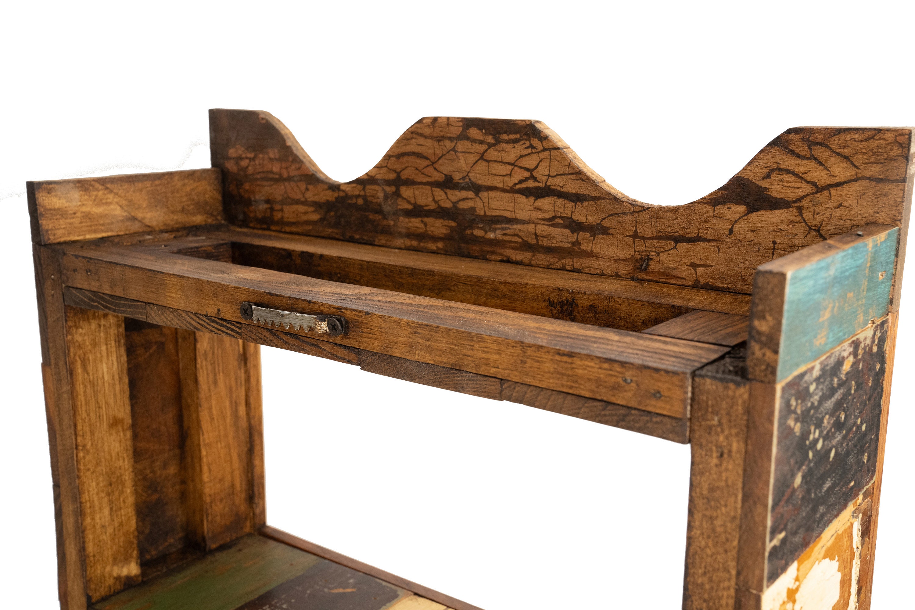 Montrose Reclaimed Wood Wall-shelf-17wx5.5dx30h Inches-rustic-wood ...