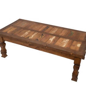 Reclaimed Wood Coffee Table-western-vintage Look-rustic-handcrafted ...