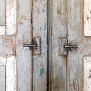 Antique Pair Mexican Old Doors-#59-primitive-rustic-44x91x2-headboard ...