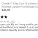 Cheeky™ Clay Sun-13 Inches-hand Painted-garden-handmade-garden Decor ...