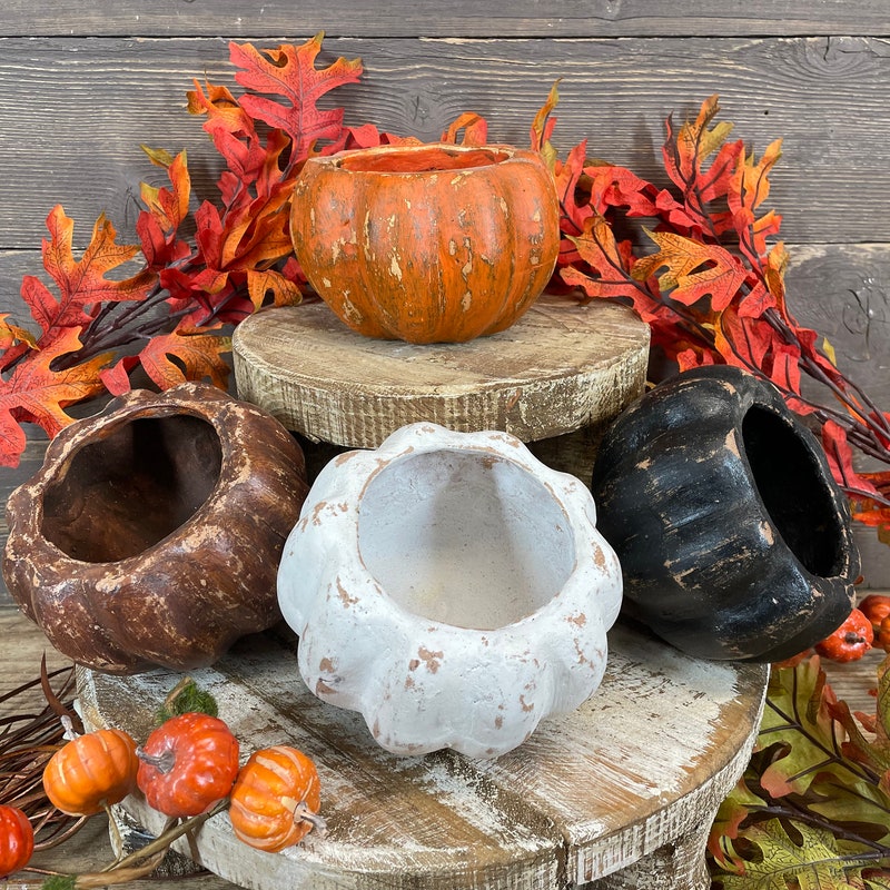 Pumpkin Shaped Containers - Etsy