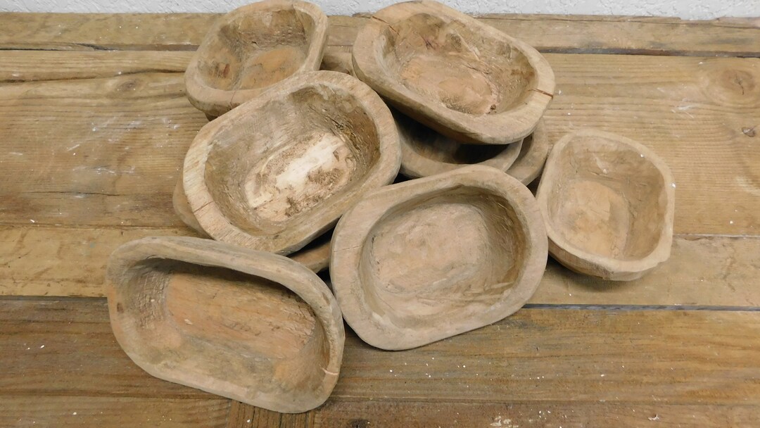 Not for Candles-quantity 20-super Mini Dough Bowl-wood-rustic-5w X 7L X ...