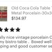 Old Coca Cola Table Top-metal Porcelain-30x30 - Etsy