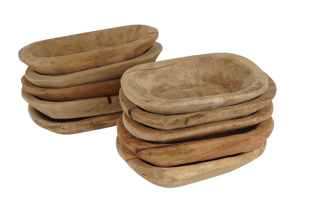 Not for Candles-mini-6w X 10L X 2-2.5D Inches-mini Dough Bowl-batea ...