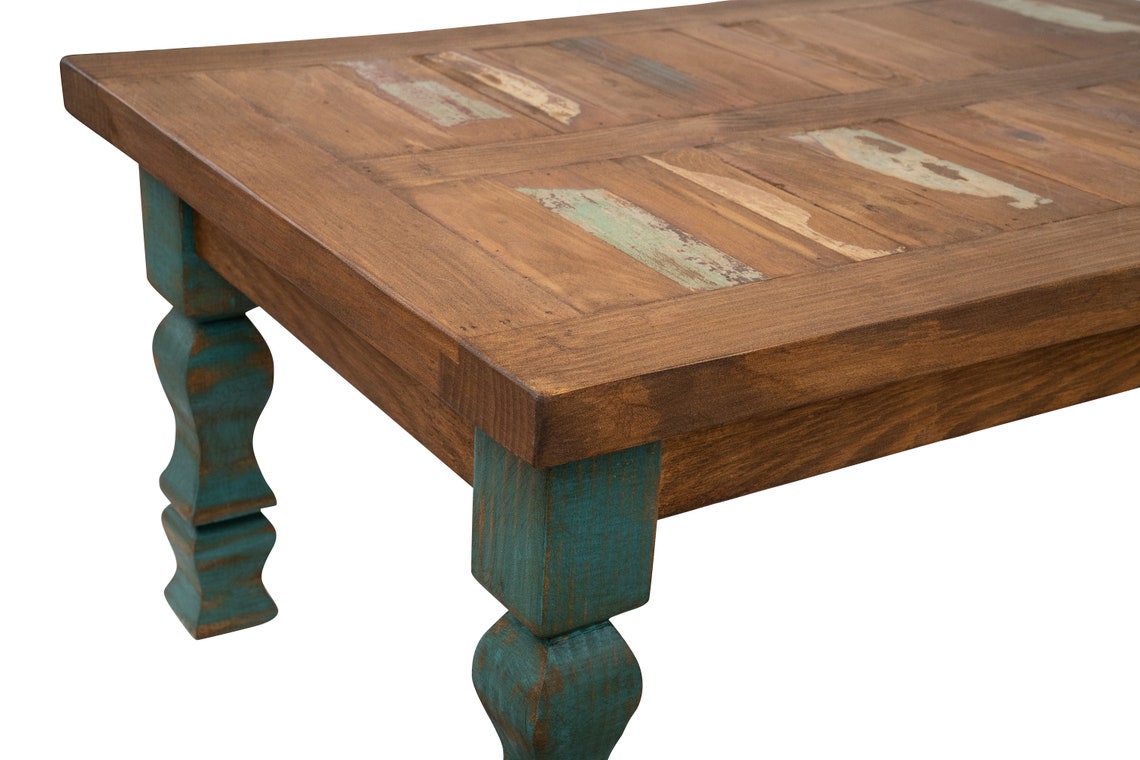 Reclaimed Wood Coffee Table-western-vintage Look-rustic-handcrafted ...