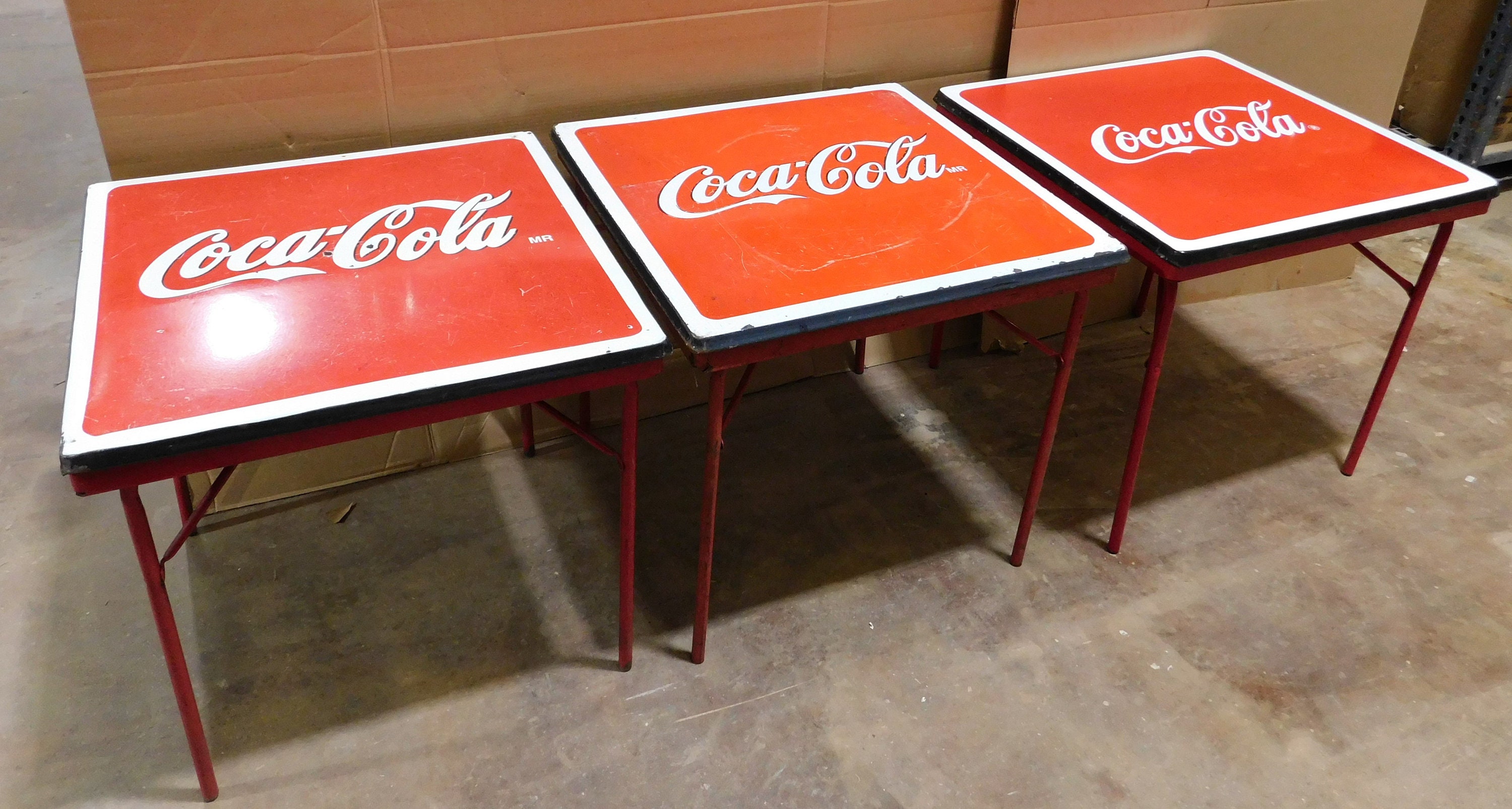 Coca Cola Metal Table With Legs-porcelain-mexican-restaurant-bar-30x30 ...