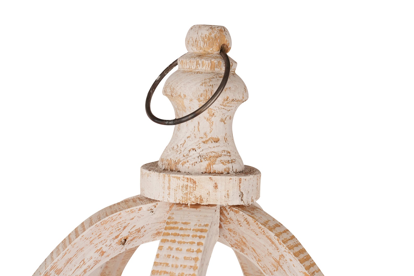 Richmond Round Farmhouse Wood Lantern-12x28 Inches-farmhouse-primitive ...