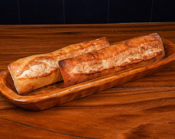 French Bread Server, Slicer and Display Tray - Etsy