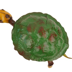 Recycled Metal Turtle-yard Art-decor-garden-handmade-hand Painted-patio ...