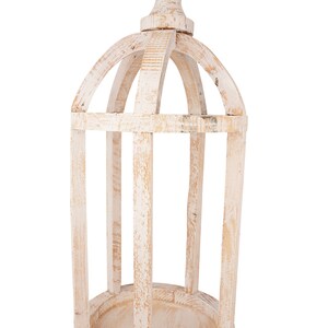 Richmond Round Farmhouse Wood Lantern-12x28 Inches-farmhouse-primitive ...