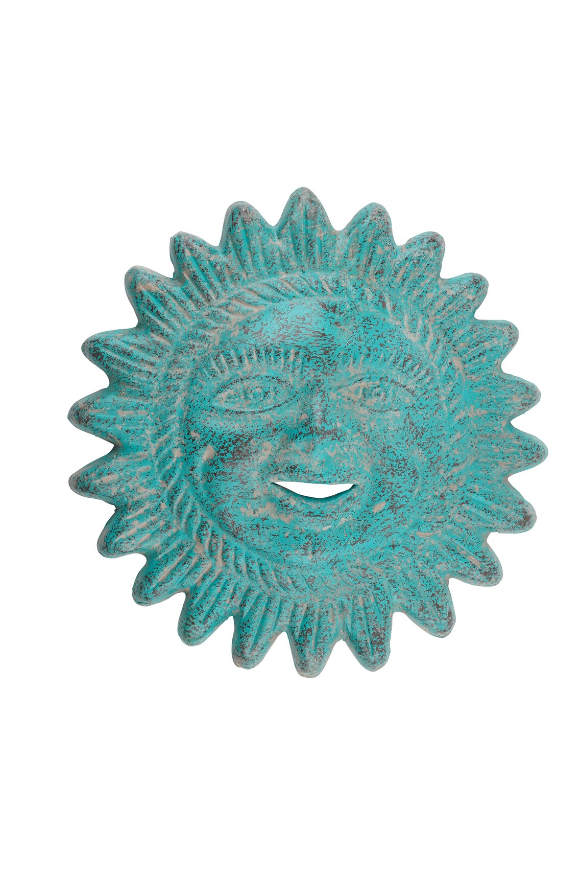 Cheeky™ Clay Sun-13 Inches-hand Painted-garden-handmade-garden - Etsy