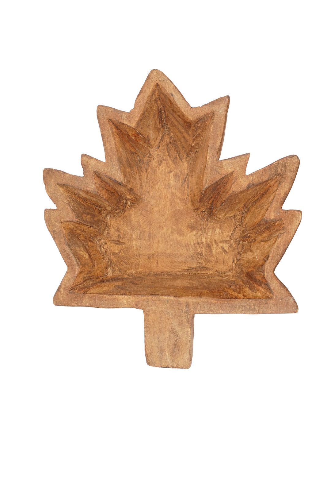Carved Maple Leaf-wood-rustic-12 X 14 X 1.5-exclusive Design-waxed ...