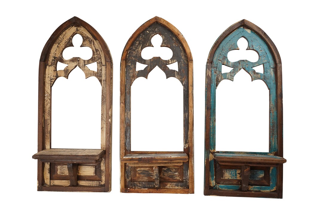 Augusta Hills Architectural Window With Shelf-wall-primitive-rustic ...