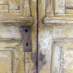 Antique Pair Mexican Old Doors #87-rustic-43.5wx80lx1.5d Inches ...