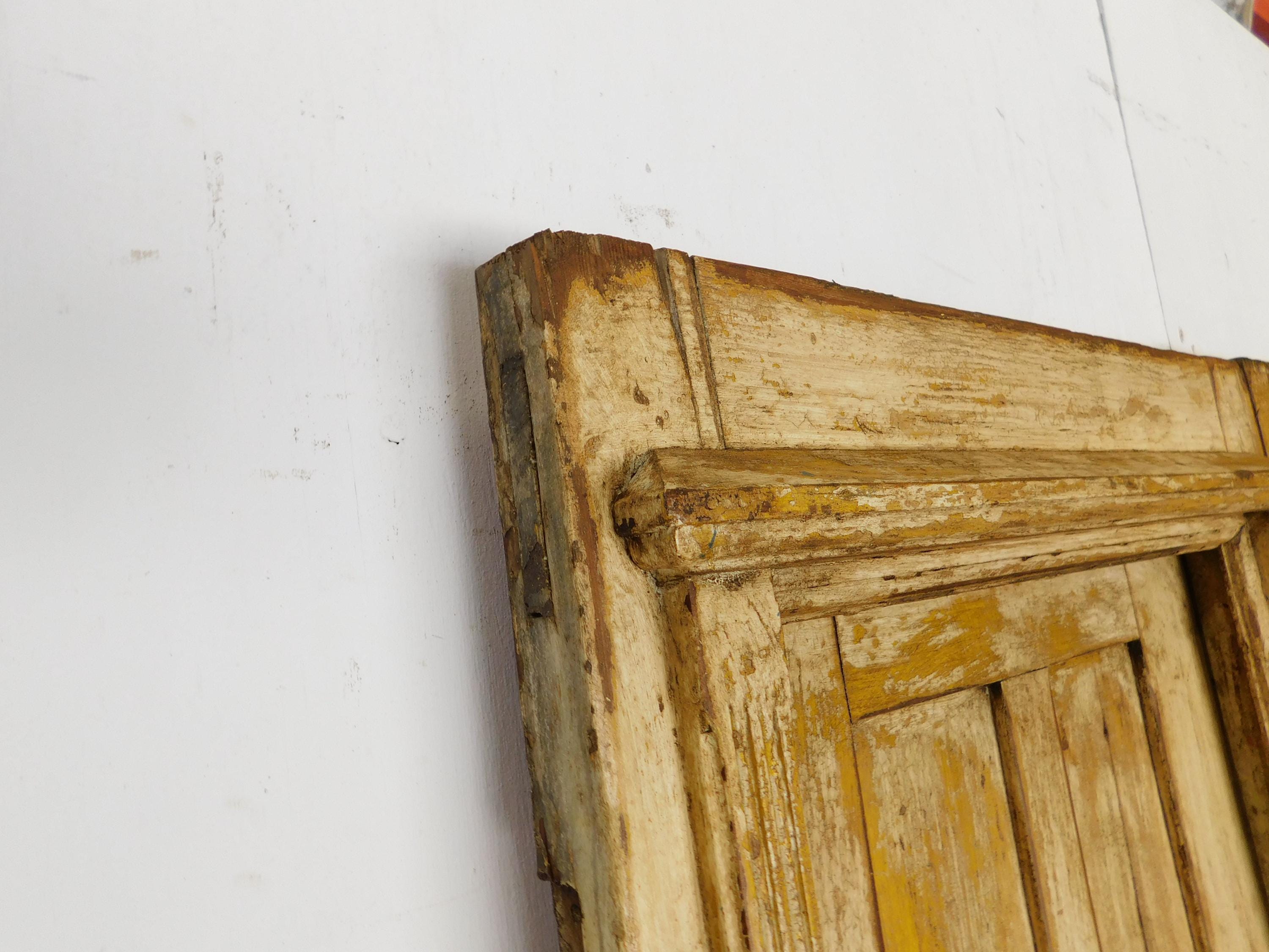 Antique Pair Mexican Old Doors #87-rustic-43.5wx80lx1.5d Inches ...