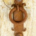 Rustic Door Hardware- Iron Door Handle #4-mexican-iron-hand Hammered ...
