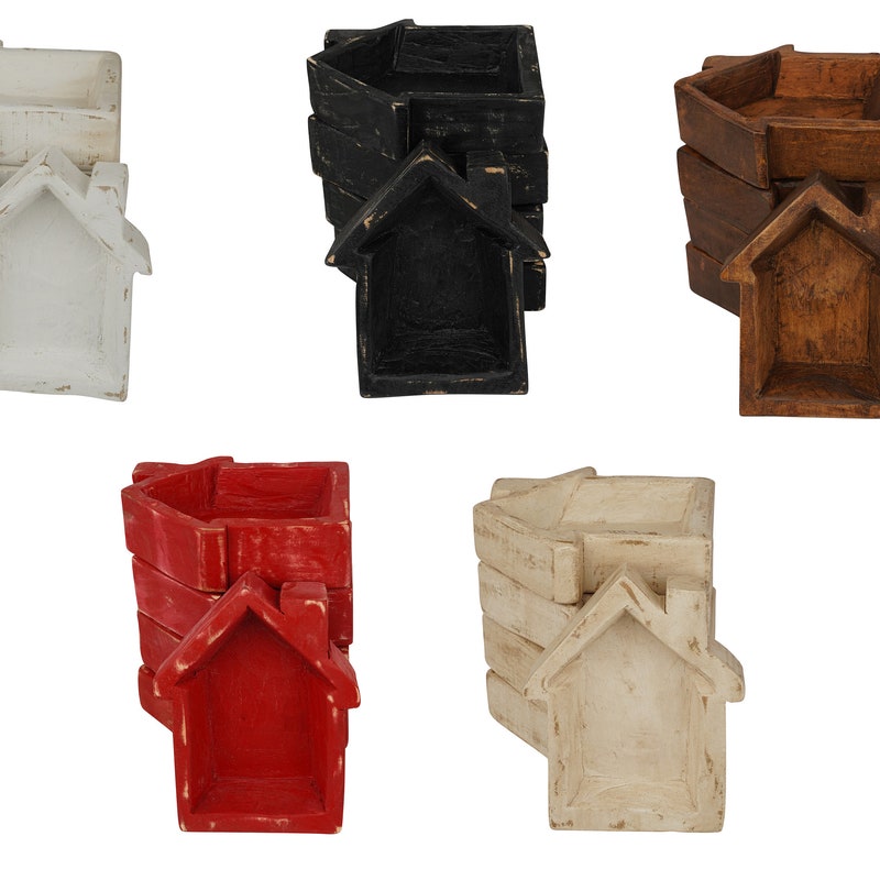 Wood House Bowls - Etsy