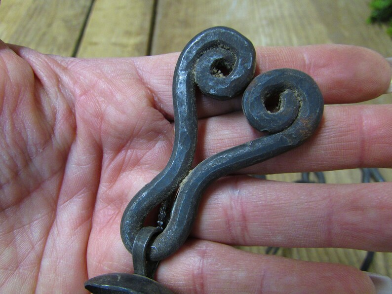 Rustic Drawer Pull-door Hardware-set of 4 Mexican-iron-hand - Etsy