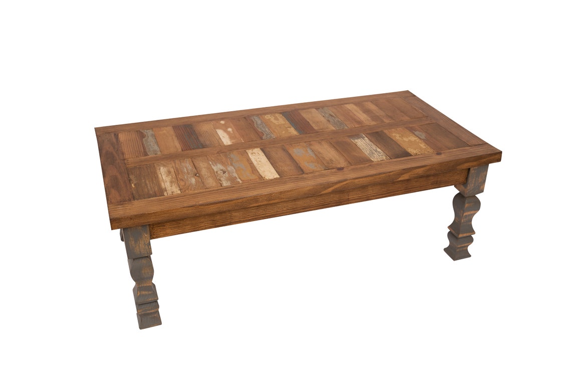Reclaimed Wood Coffee Table-western-vintage Look-rustic-handcrafted ...