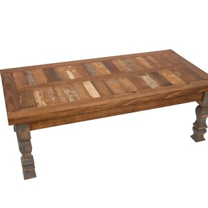 Reclaimed Wood Coffee Table-western-vintage Look-rustic-handcrafted ...