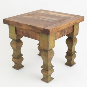 Reclaimed Wood Rustic End Table-western-vintage Look-rustic-repurposed ...