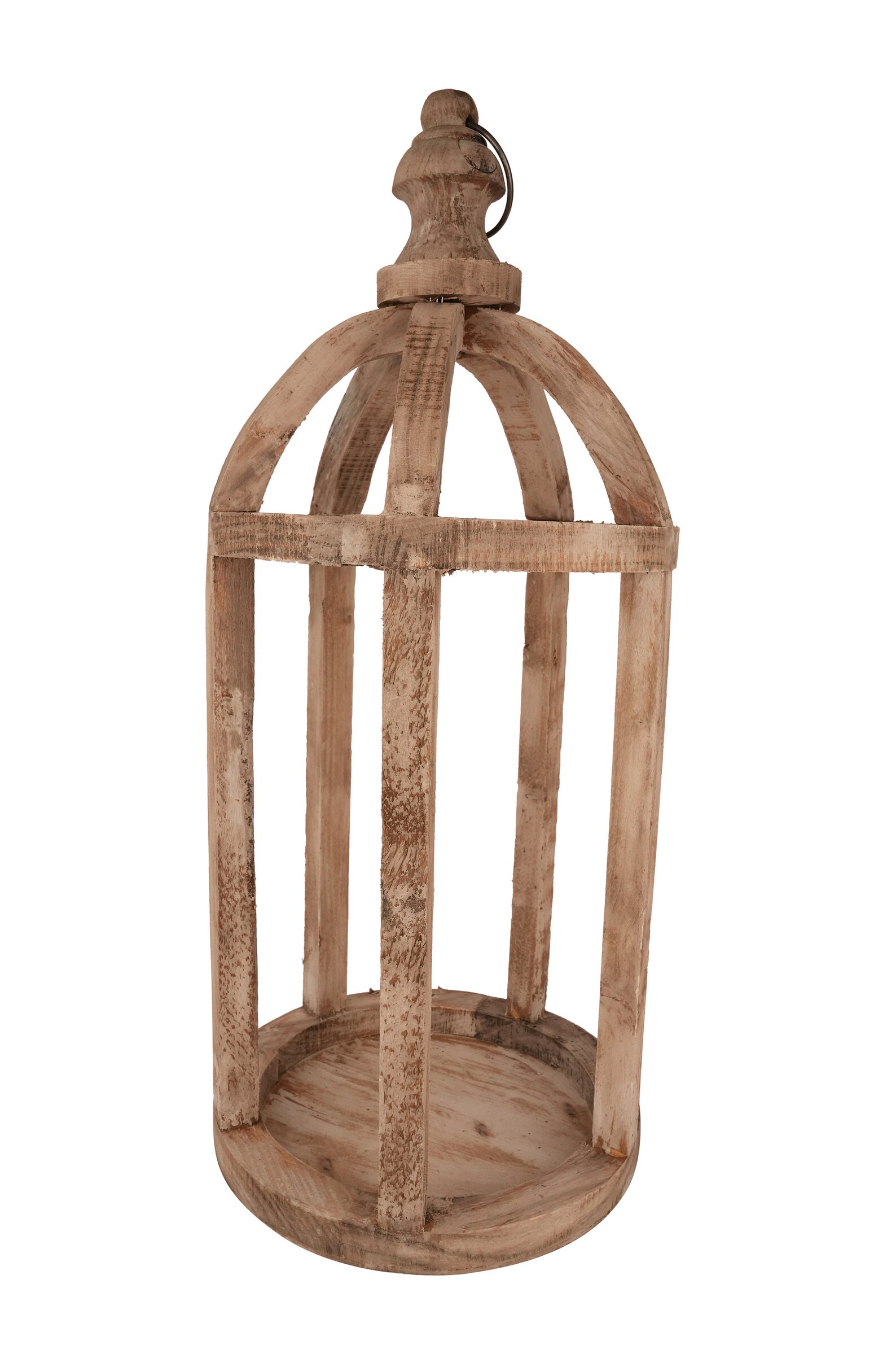 Richmond Round Farmhouse Wood Lantern-12x28 Inches-farmhouse-primitive ...