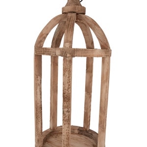 Richmond Round Farmhouse Wood Lantern-12x28 Inches-farmhouse-primitive ...