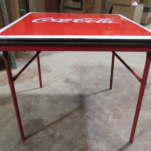 Coca Cola Metal Table Porcelain Complete5-mexican-restaurant Bar-30x30 ...