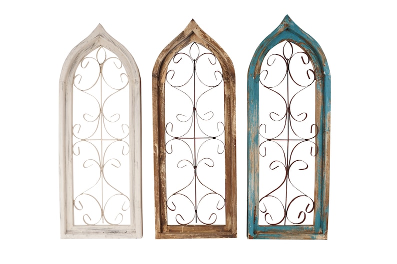 Salem Architectural Wall Decor Window-primitive-rustic-garden-patio ...